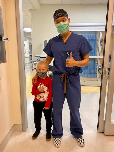 Ringing in the new year cancer-free