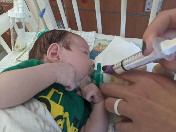 Warren overcomes oral aversion with speech therapy in NICU - CHOC ...
