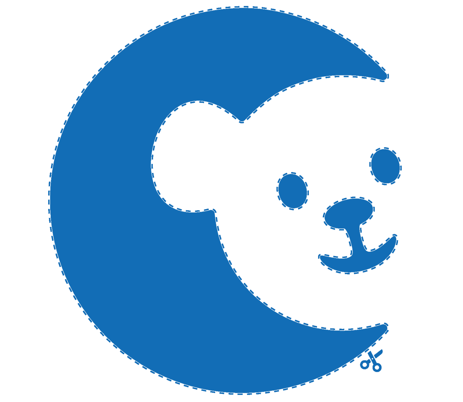 Choco bear face pumpkin carving template - CHOC - Children's Health Hub