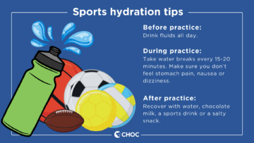 How to make sure your young athlete stays hydrated during sports - CHOC ...