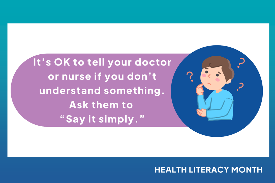 Celebrate Health Literacy Month 2025: Tips, events and resources - CHOC ...